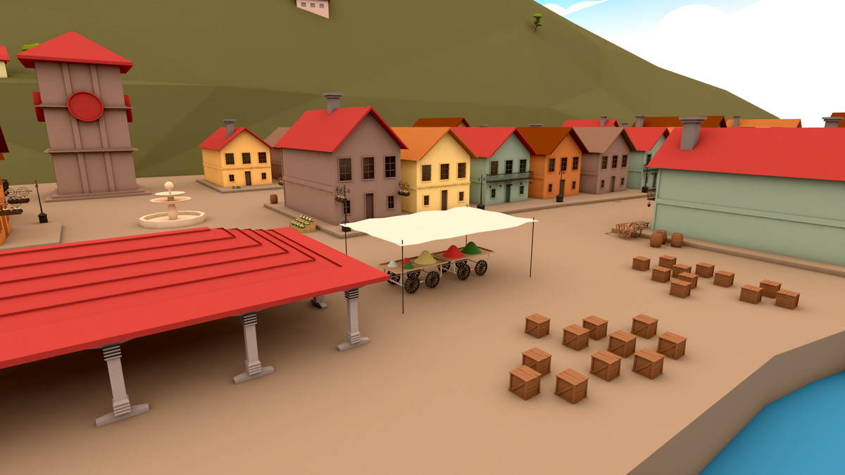 Low Poly Frozen Environment