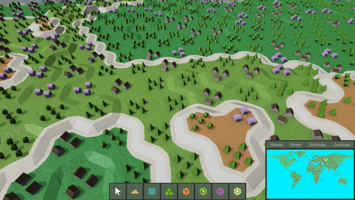 Hex Terrains Framework