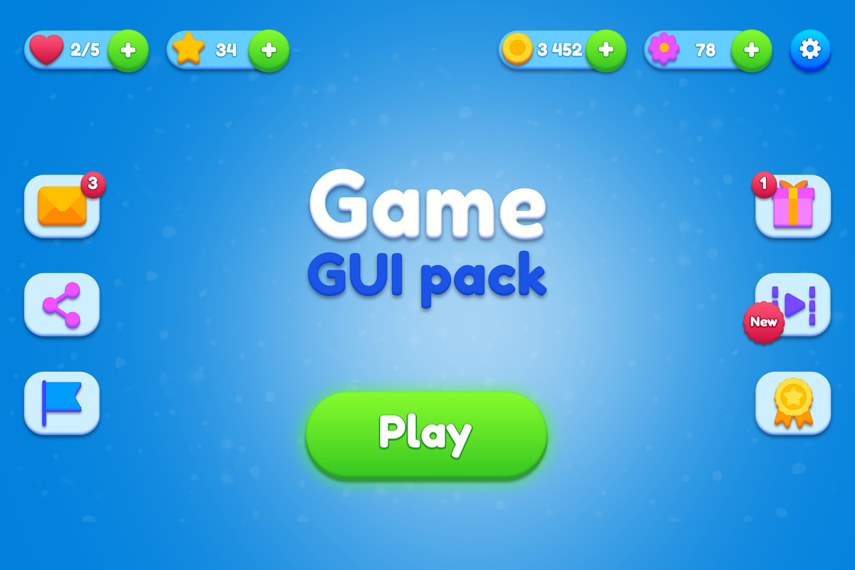 Blue GUI pack