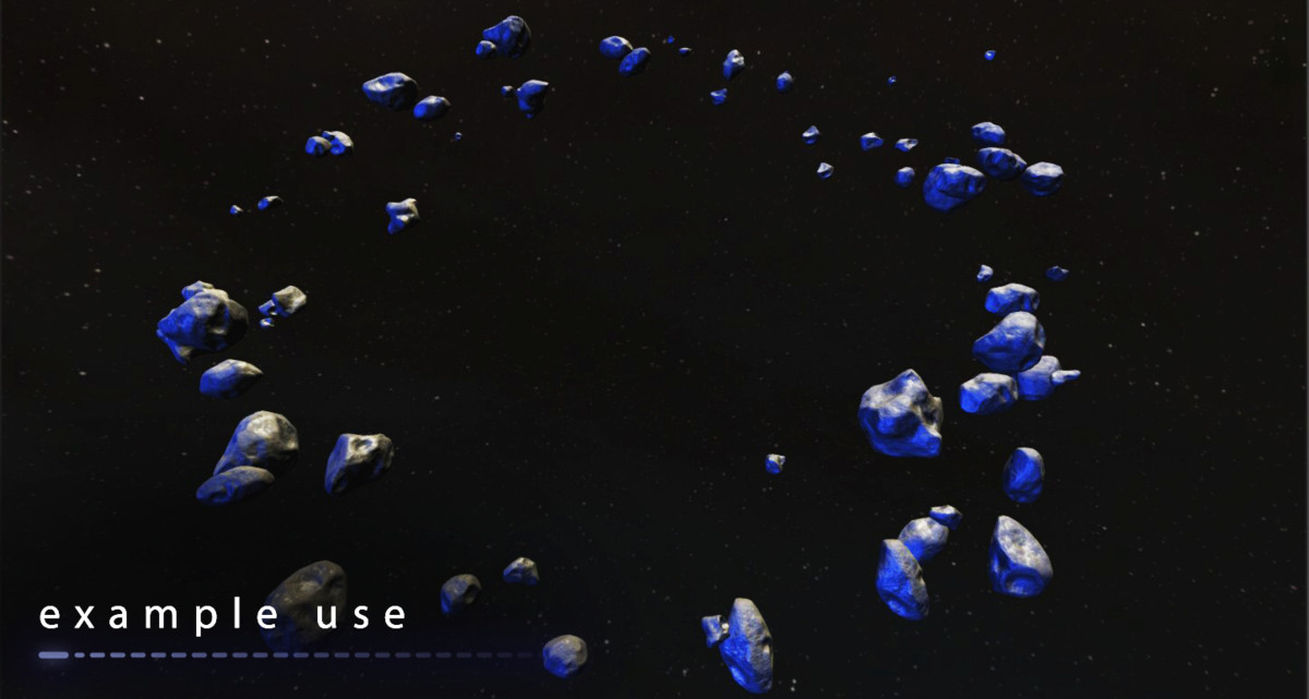 3D Asteroid Pack