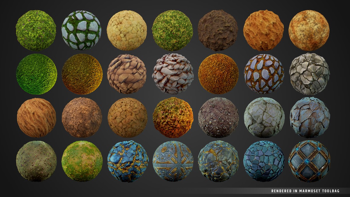 Stylized 250 Material Mega Bundle