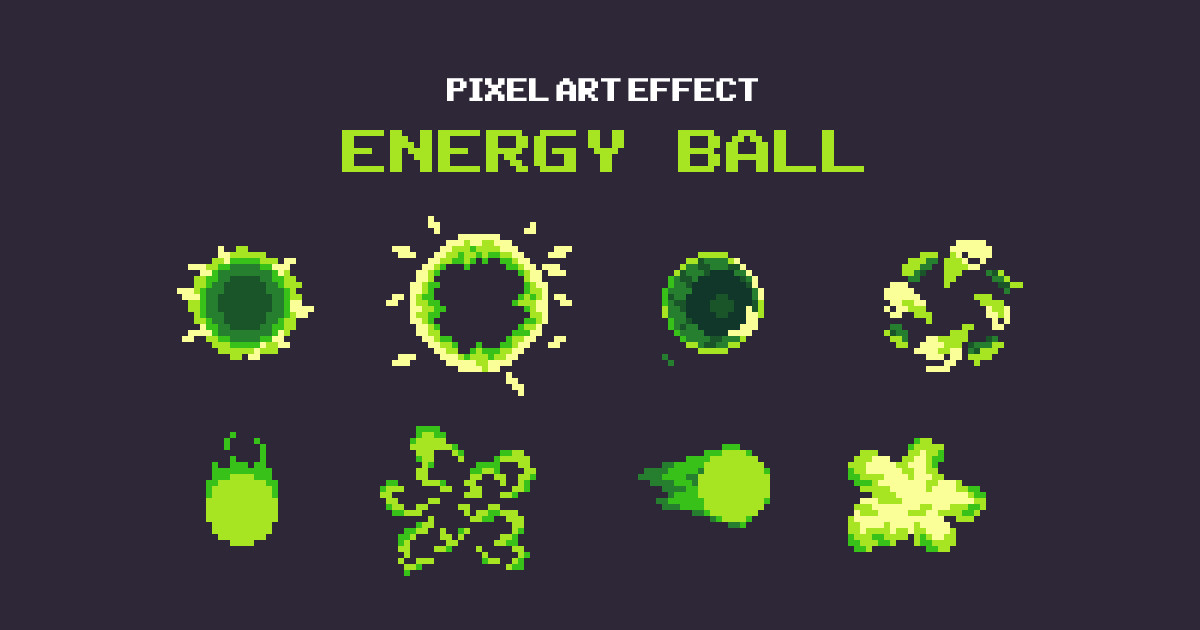 Energy Ball – Effect Pixel Art by Sanctumpixel