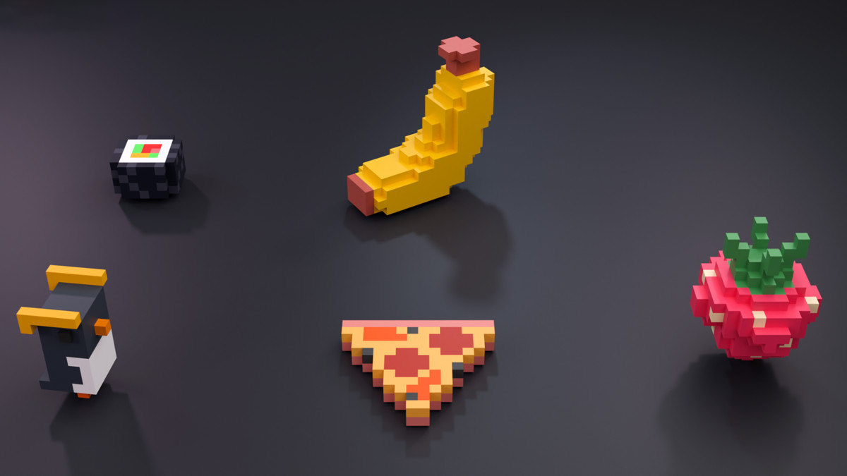 3D Voxel Objects Pack
