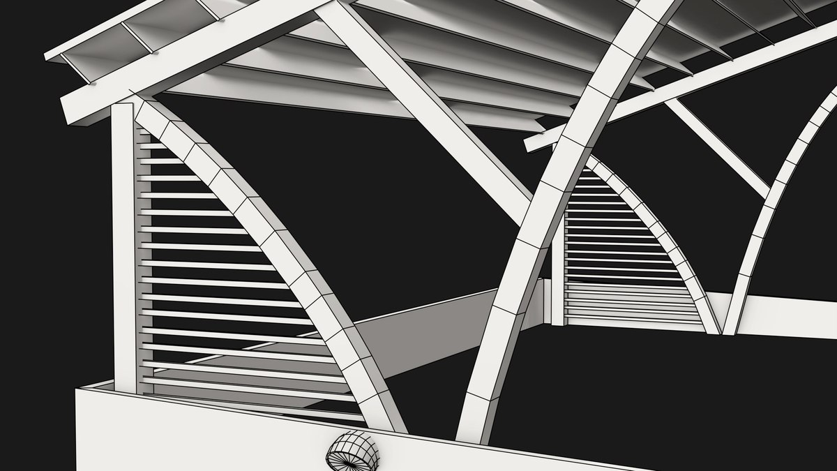 Wooden Car Parking URP HDRP Textures