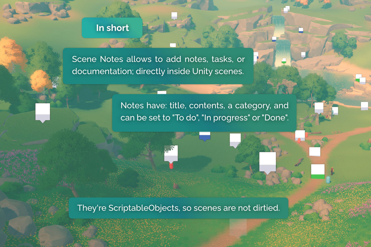 Scene Notes - Tasks, Issues, Annotations