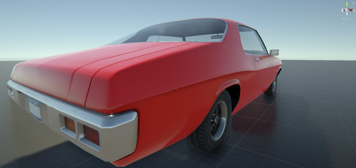 Low-poly Muscle Car - AssetsDeals.pro