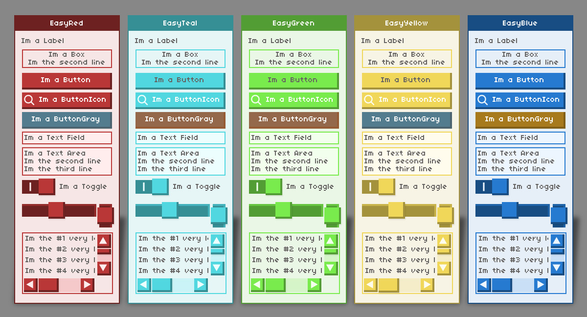 Easy GUI Skin - PSD - AssetsDeals.pro