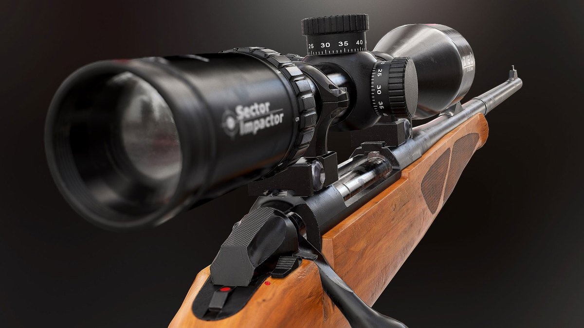 FPS Hunter Rifle 85 - Model & Textures