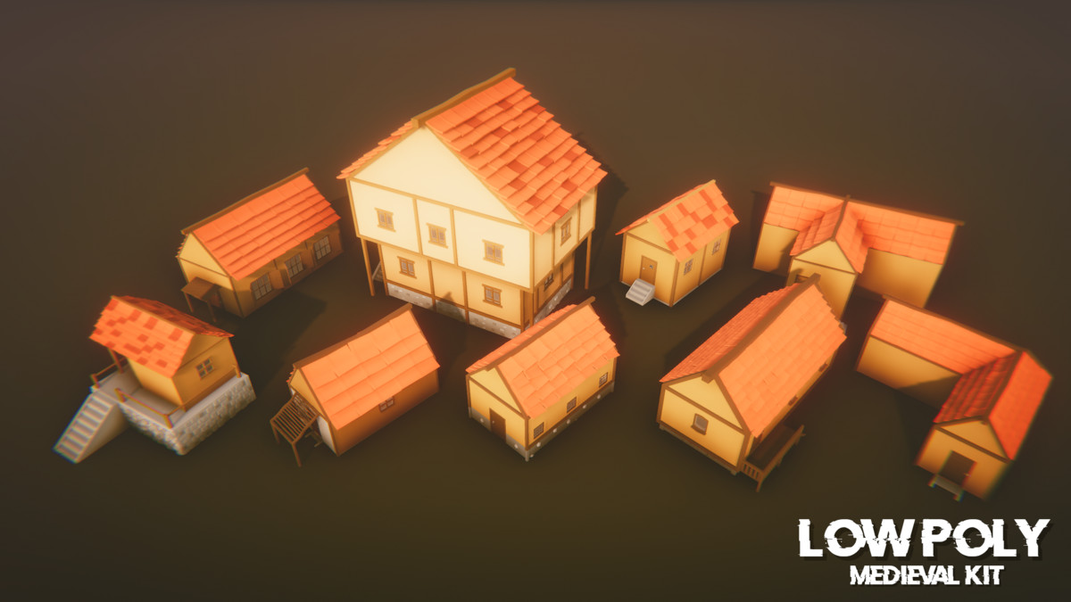 Low Poly Medieval Kit