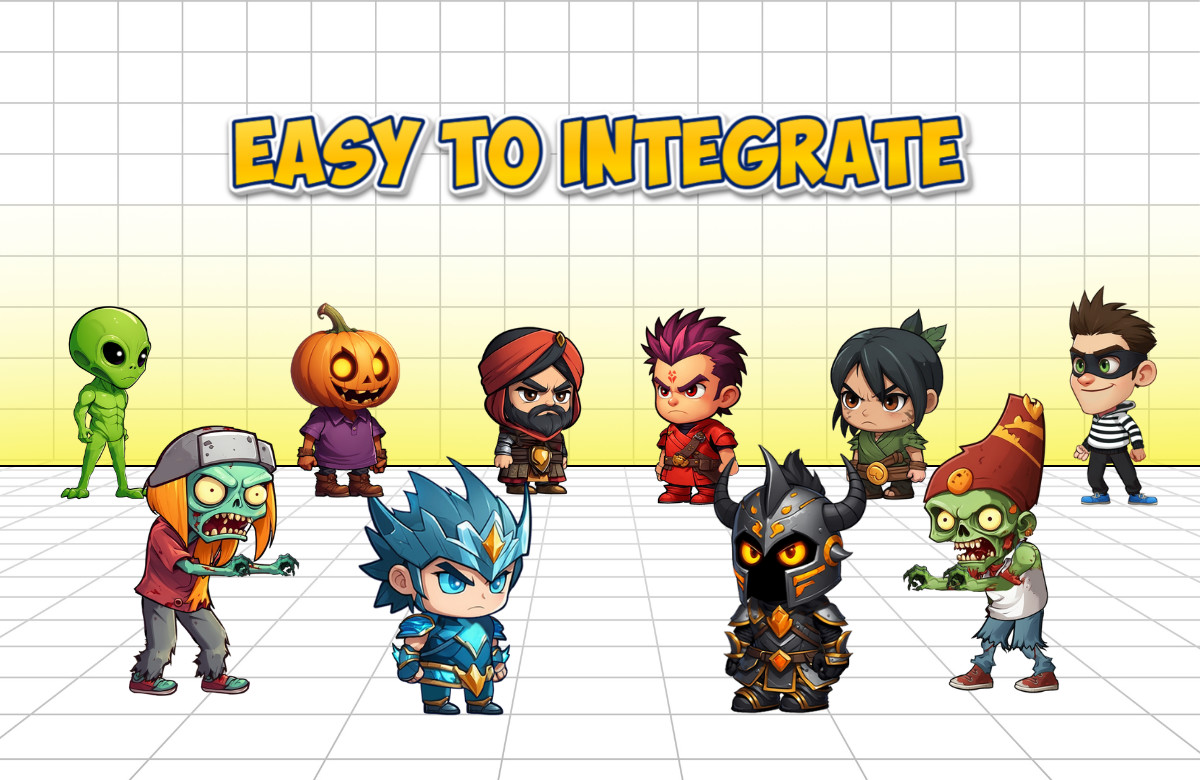 Savage Enemy Pack 30 Characters