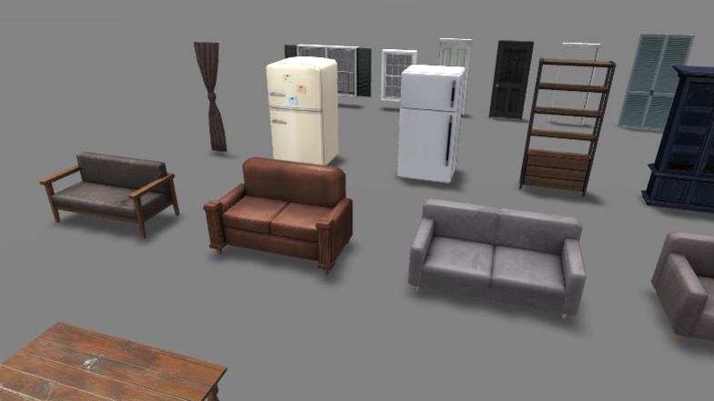 3D Props - House Interiors Set