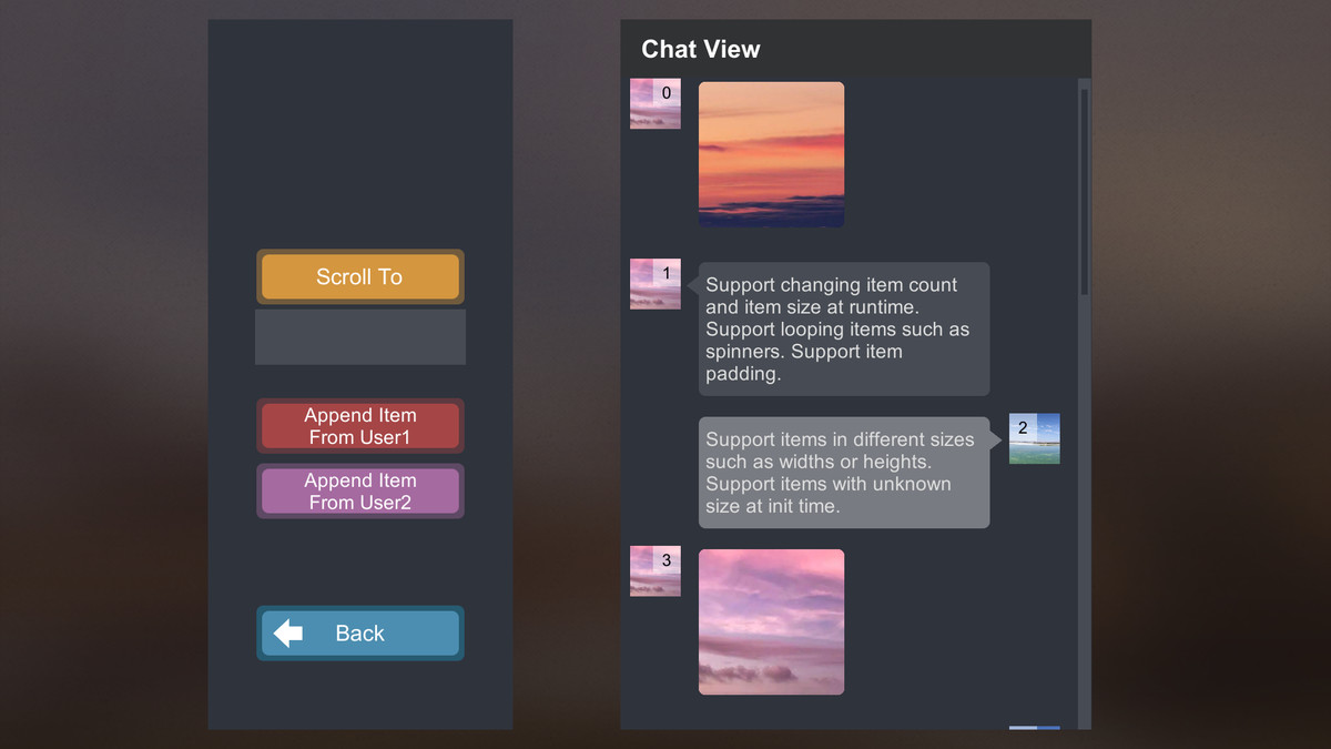 UGUI Super ScrollView