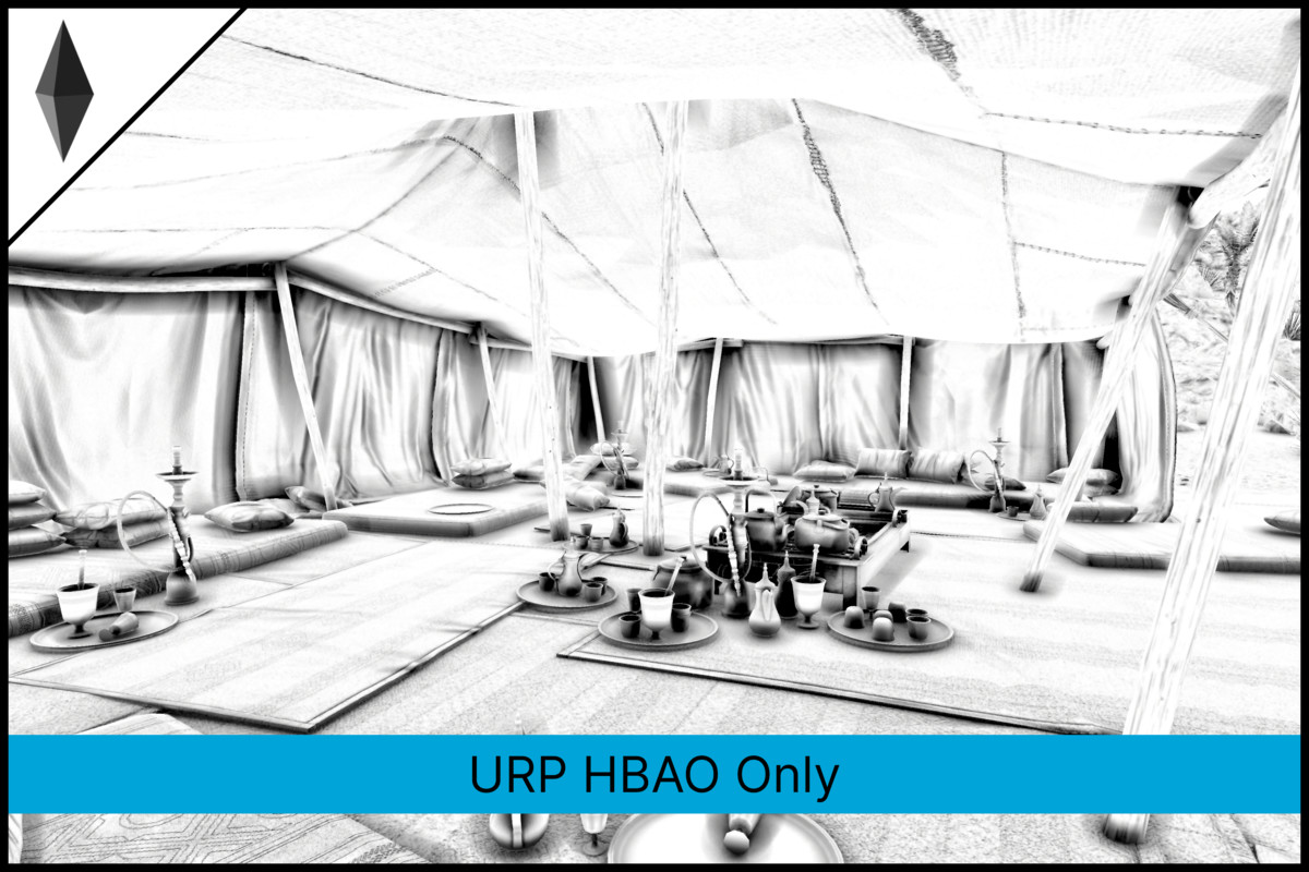 URP Horizon Based Ambient Occlusion
