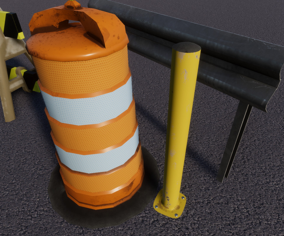 Construction Props & Road Generation