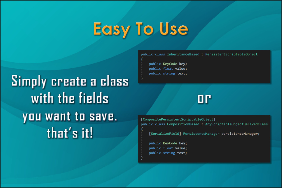 Persistent Asset - Save system