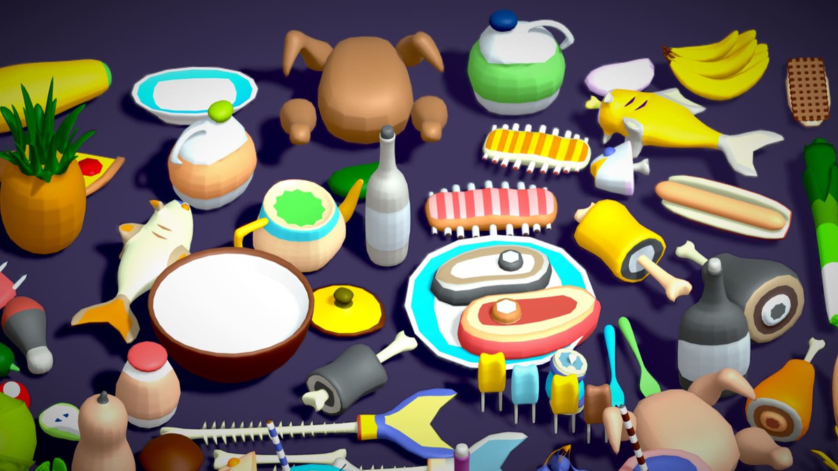 Food Pack - 310+ Foods Mega Pack - Low poly Vegetable Fruits Drink Veg ...