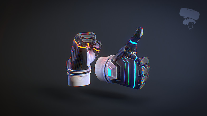 Sci-Fi VR hand
