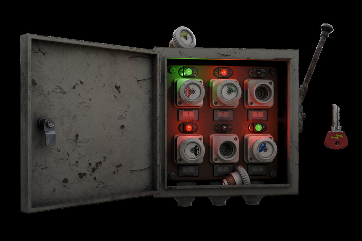 Fuse Box Prop – Game Ready