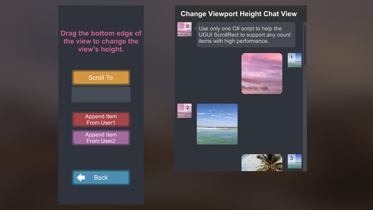 UGUI Super ScrollView