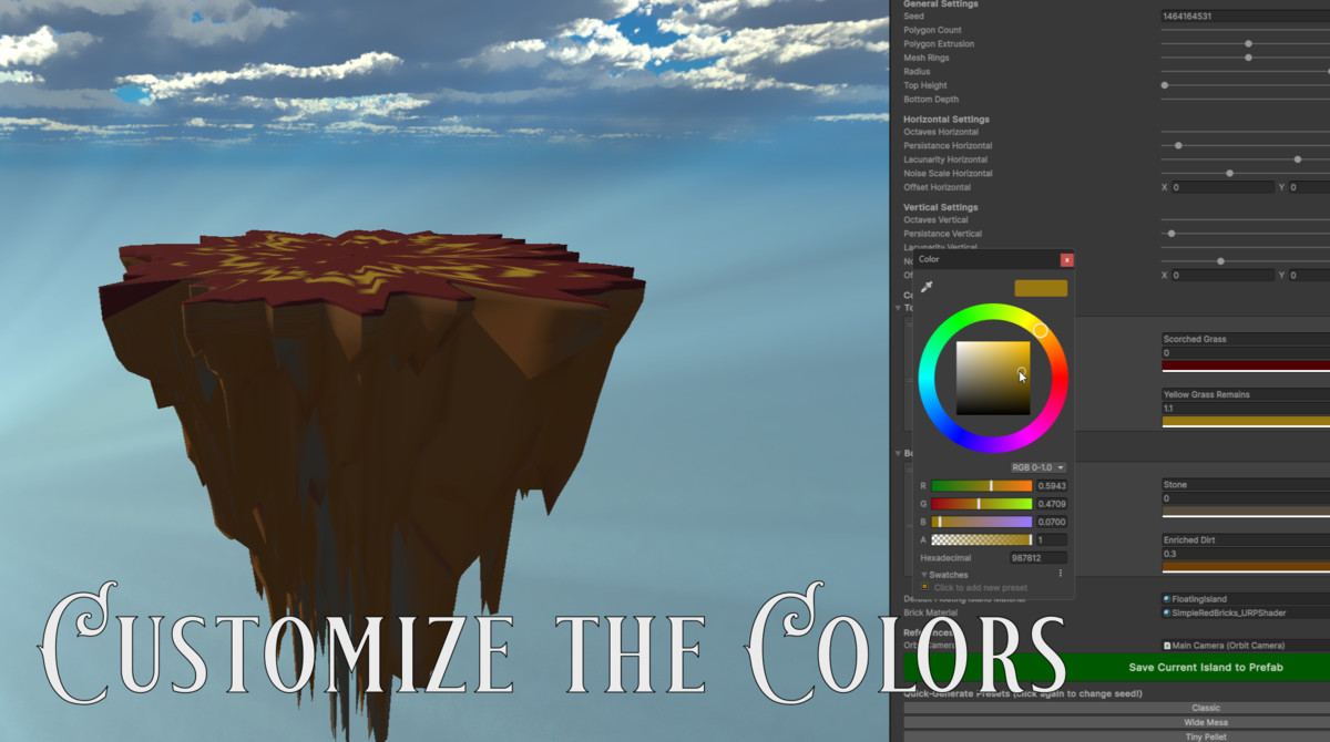 Procedural Floating Island Generator