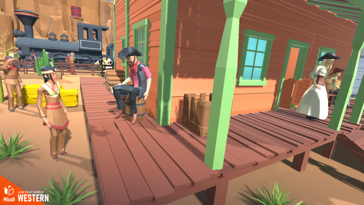 LOW POLY WORLD - WESTERN