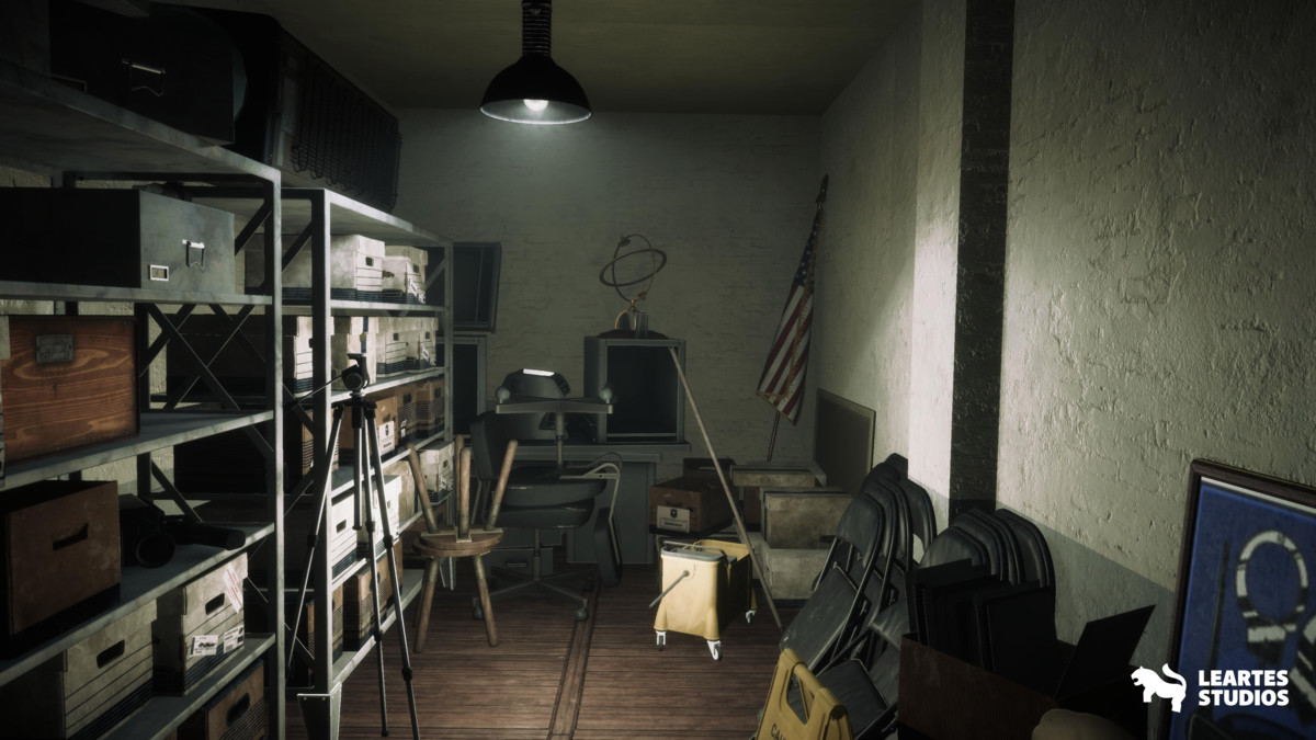 Retro Police Station Environment / Exterior + Interior