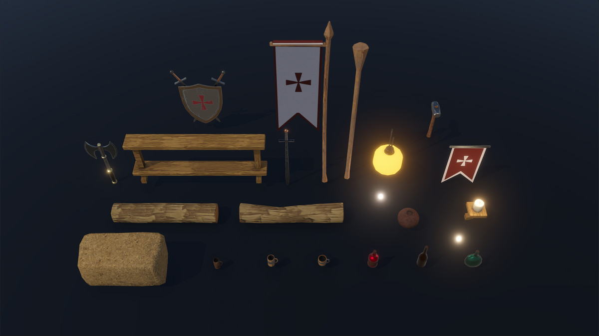 Medieval Harbour Modular Environment