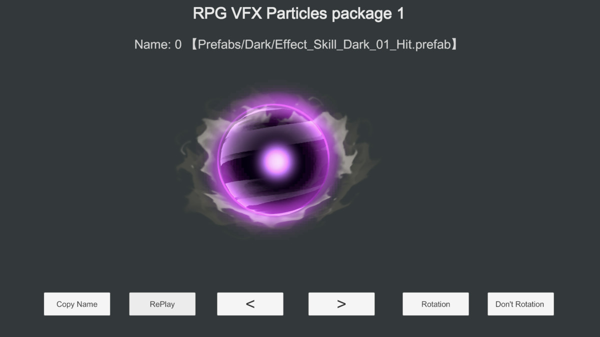 RPG VFX Particles package 1
