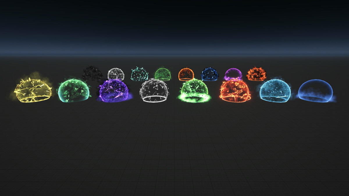 Stylized Shield VFX Bundle