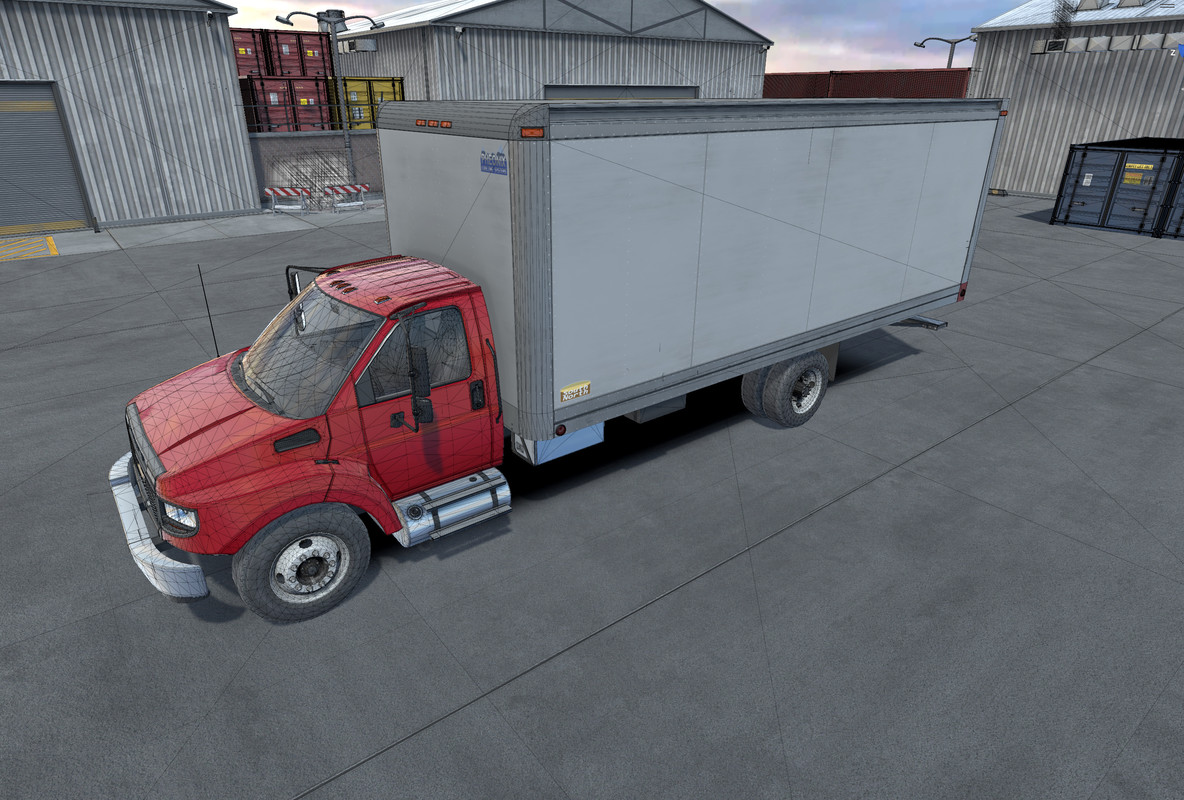 Modern Box Truck