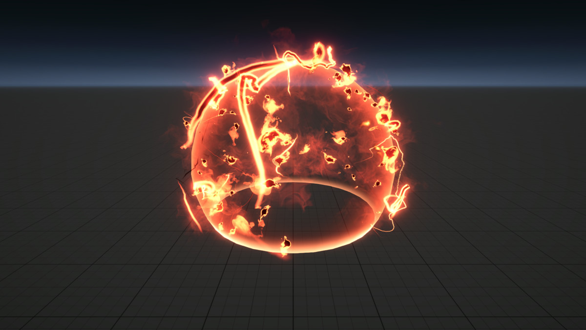 Stylized Elemental Shield VFX
