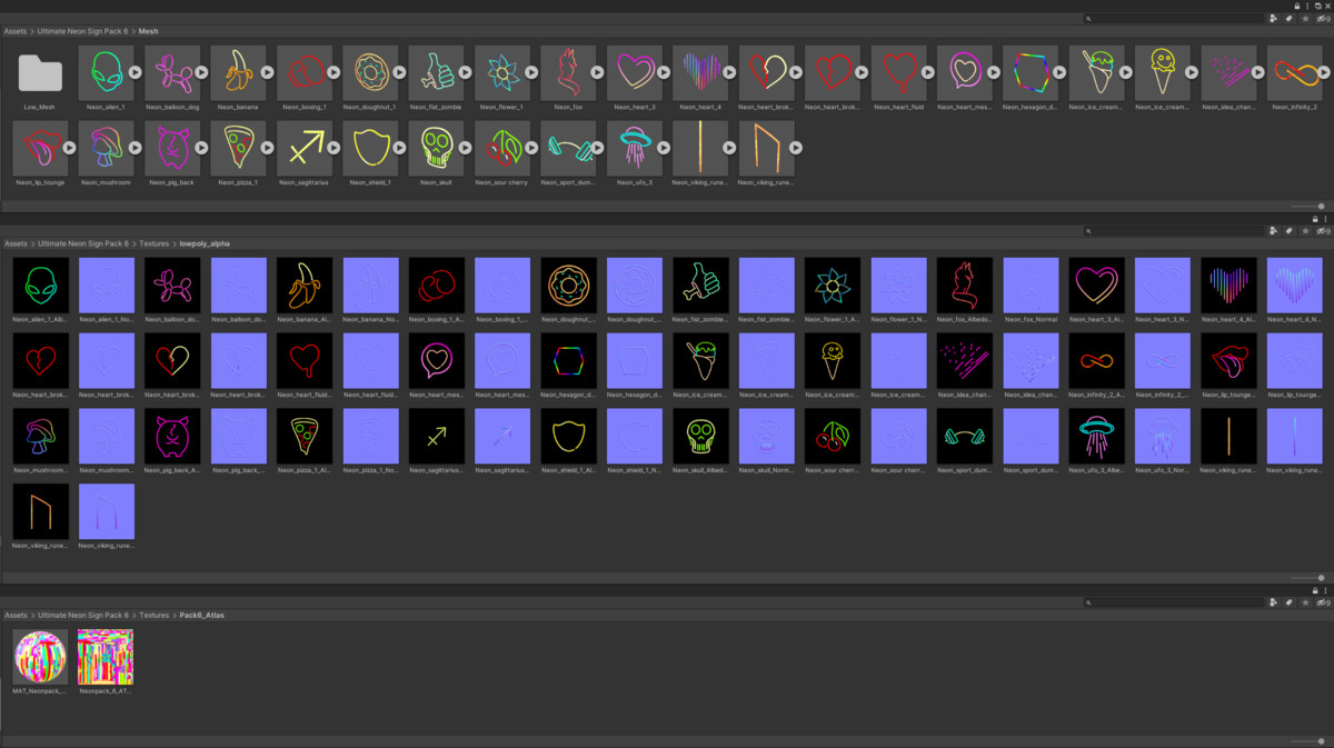 Ultimate Neon Sign Pack 6 - AssetsDeals.pro