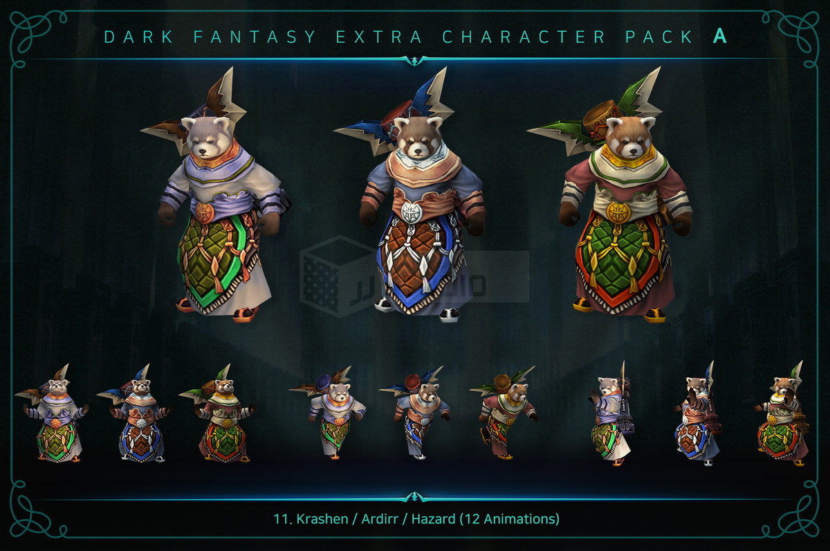 Dark Fantasy Extra Character Pack A