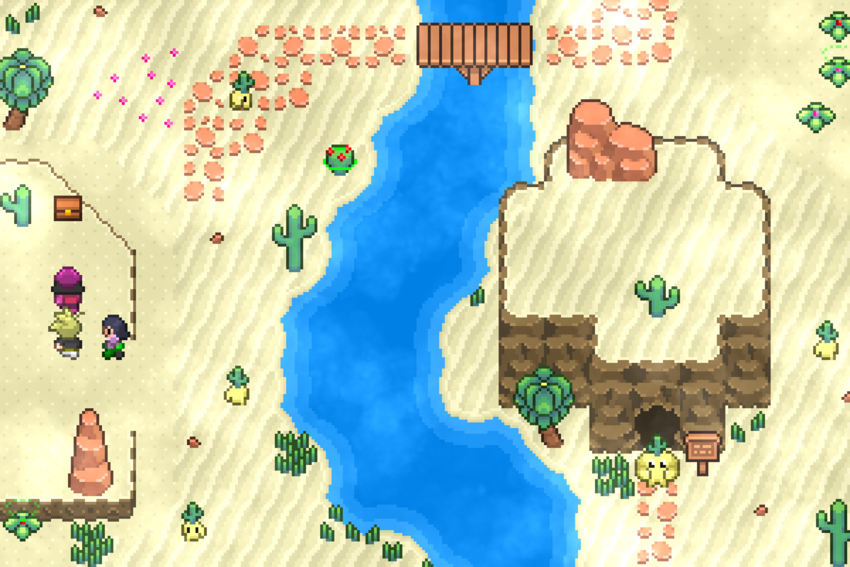 2D TopDown Desert Tileset - Fantasy Dreamland