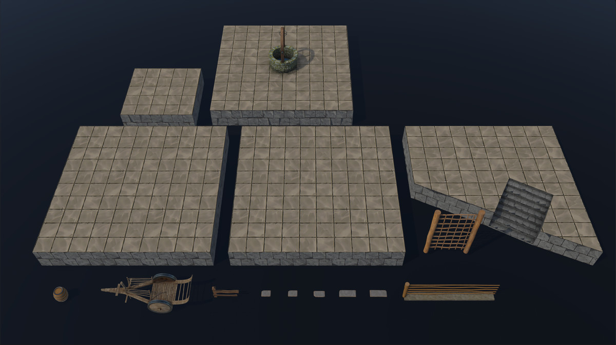 Medieval Harbour Modular Environment