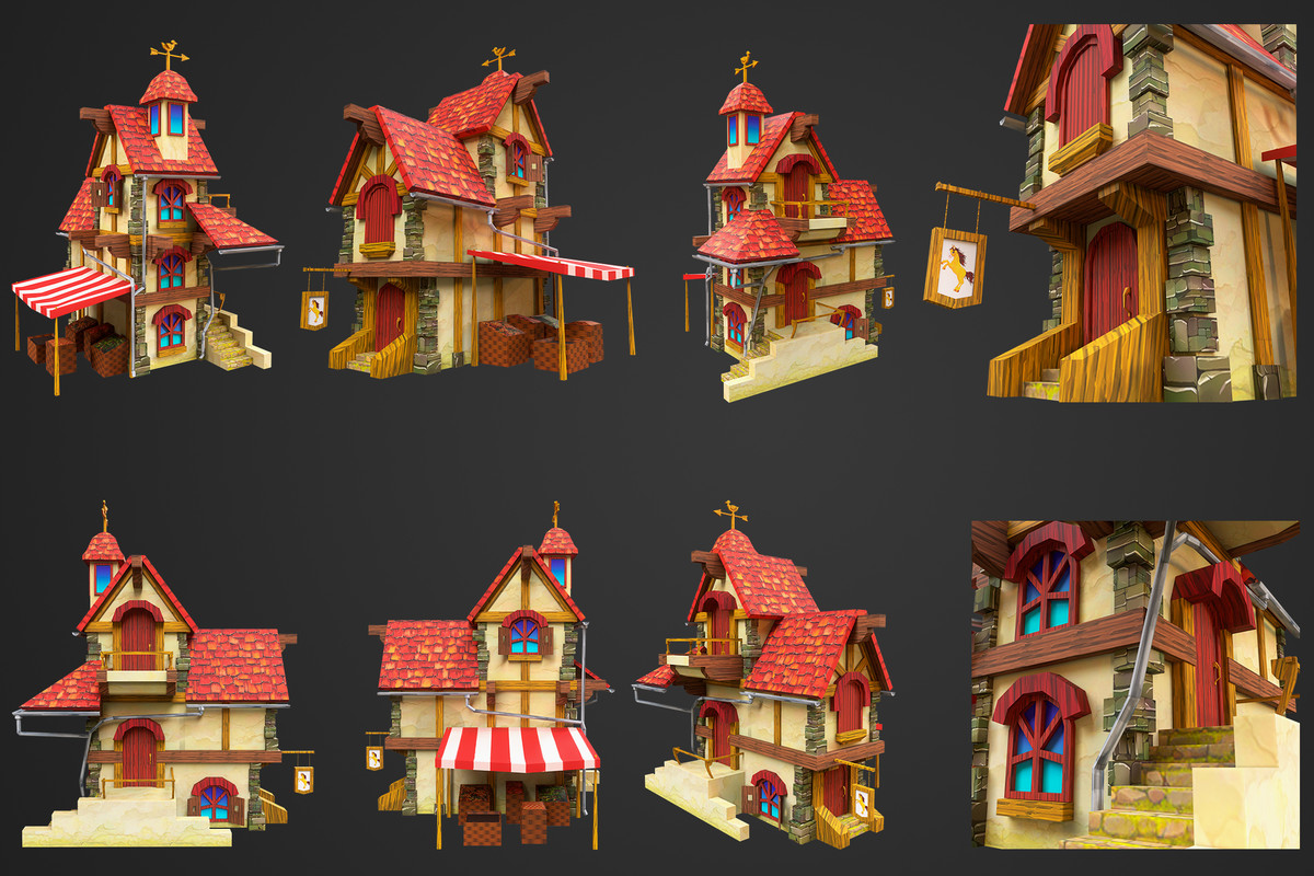 Stylized Fantasy Buildings