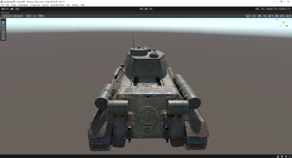 Tank Rigged T-34-85
