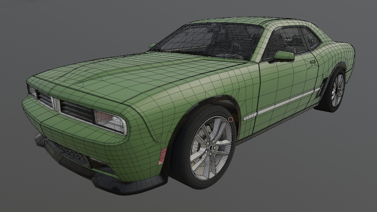 Muscle Car 1 (Driveable)