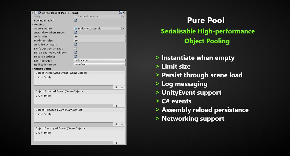 Pure Pool - Object Pooling