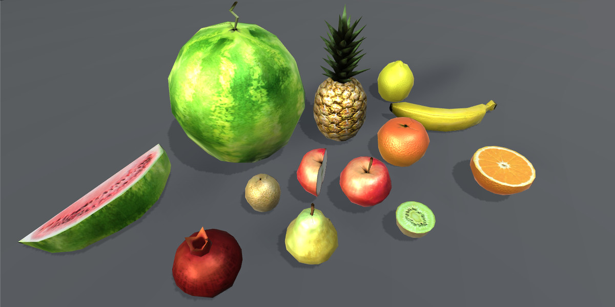 Fruits Pack - 3D Models