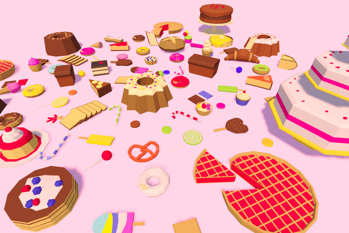 Hypercasual Characters Bundle + Food Bundle