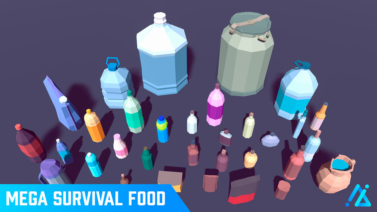 POLY - Mega Survival Food
