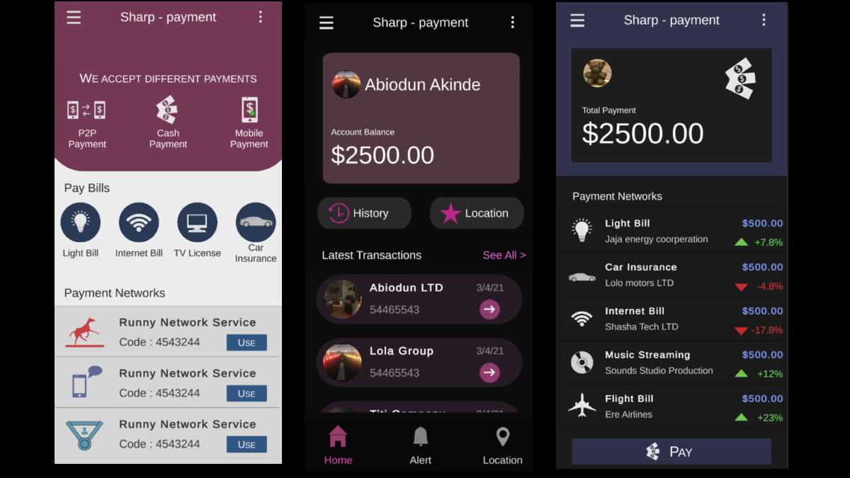 Mobile App UI Template (PRO)