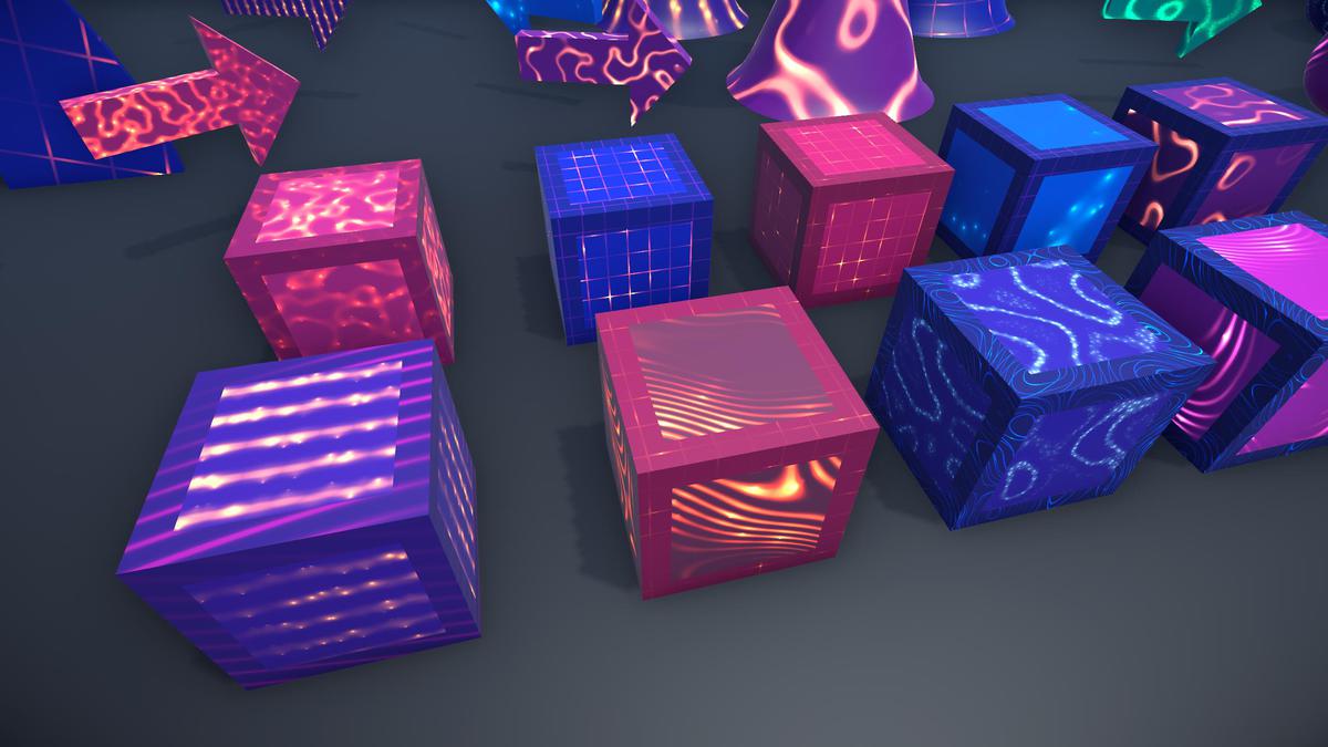 Animated Abstract Shader & Props