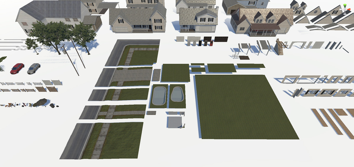 Suburb Neighborhood House Pack (Modular)