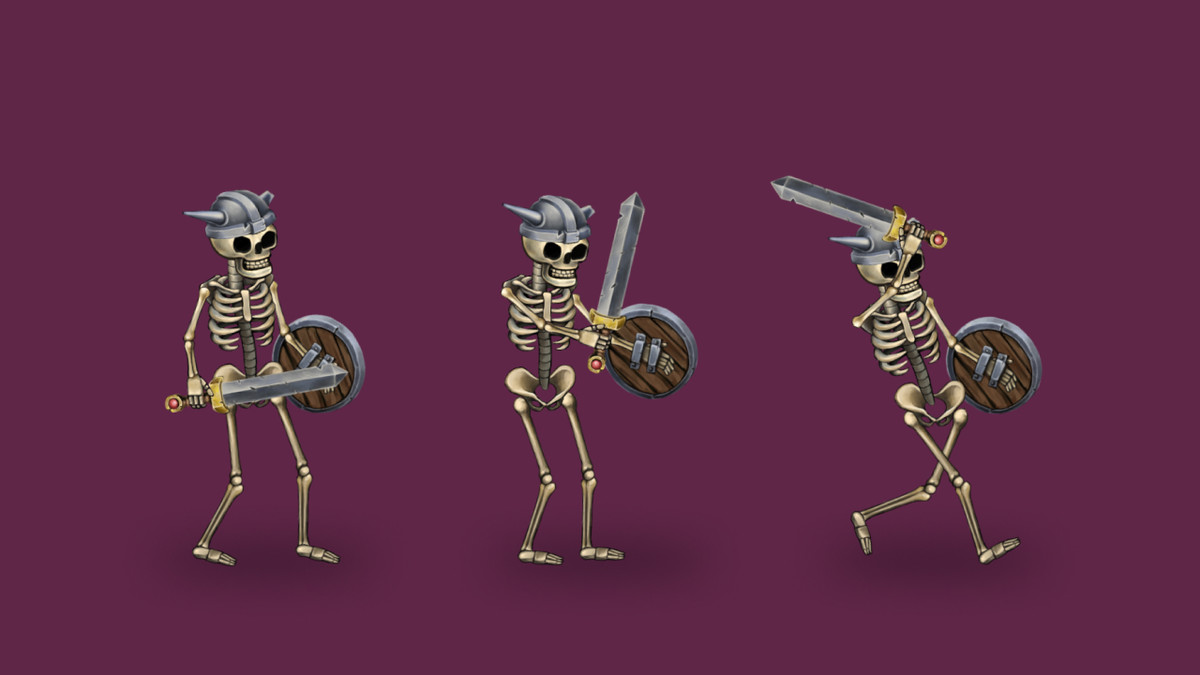 Skeleton Warrior - Character Sprite