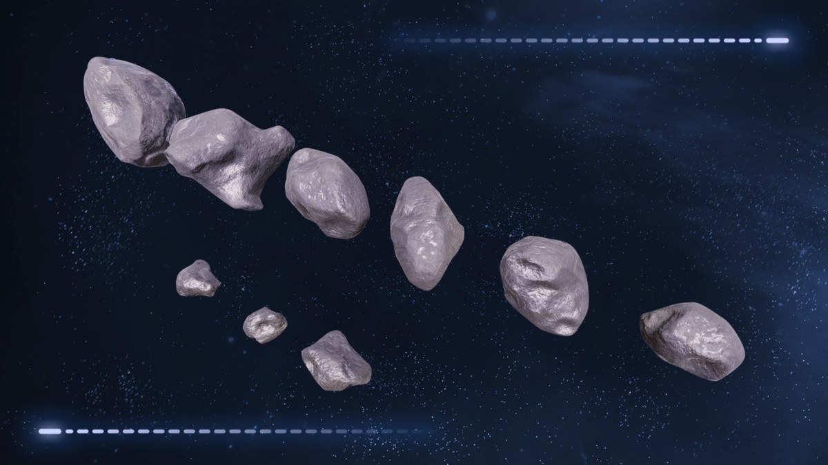 3D Asteroid Pack