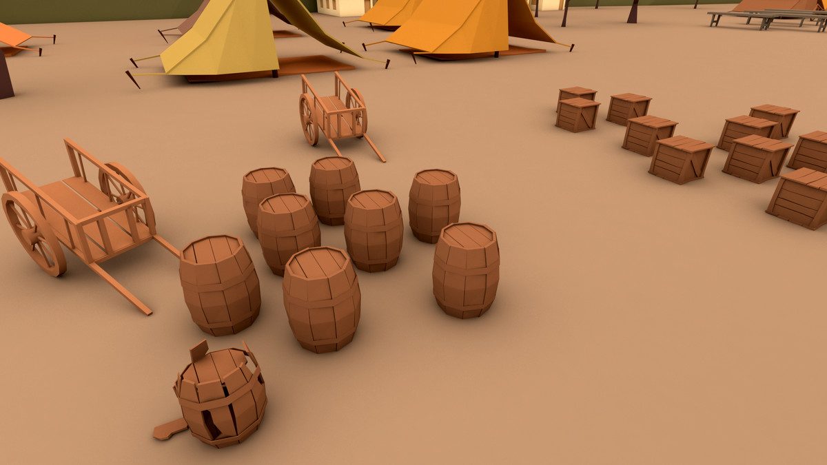 Low Poly Frozen Environment