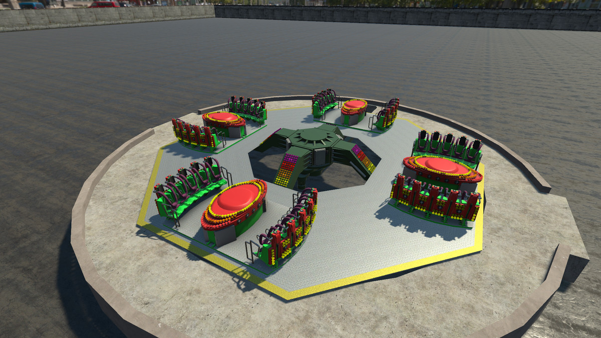 High Detail Fairground Ride 13 - Gravity