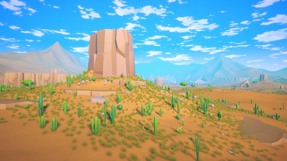 Stylized Fantasy Desert - Low Poly
